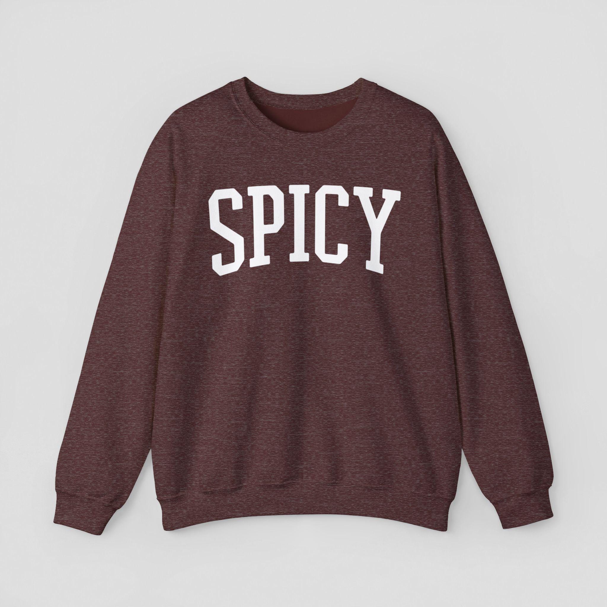 Vintage Food and Drink SPICY Pepper, Unisex Crewneck Sweatshirt, Retro ...