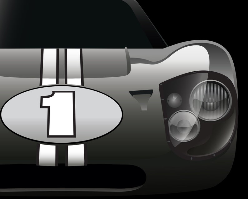 1967 FORD GT40 MK IV, Front View, Classic Sports Car, Classic Car ...