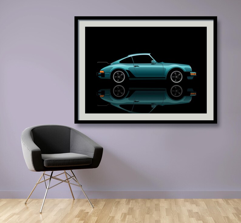 1988 PORSCHE 911turbo, Classic Sports Car, Classic Porsche, Digital ...