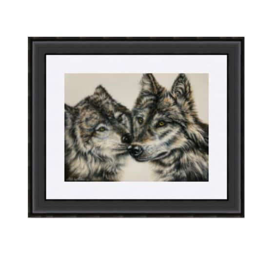 Wolf Love Drawing