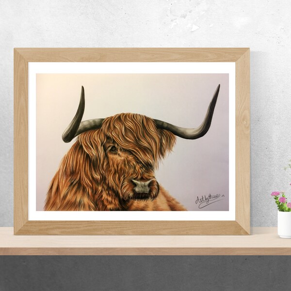 Hairy Coo Artwork - Etsy