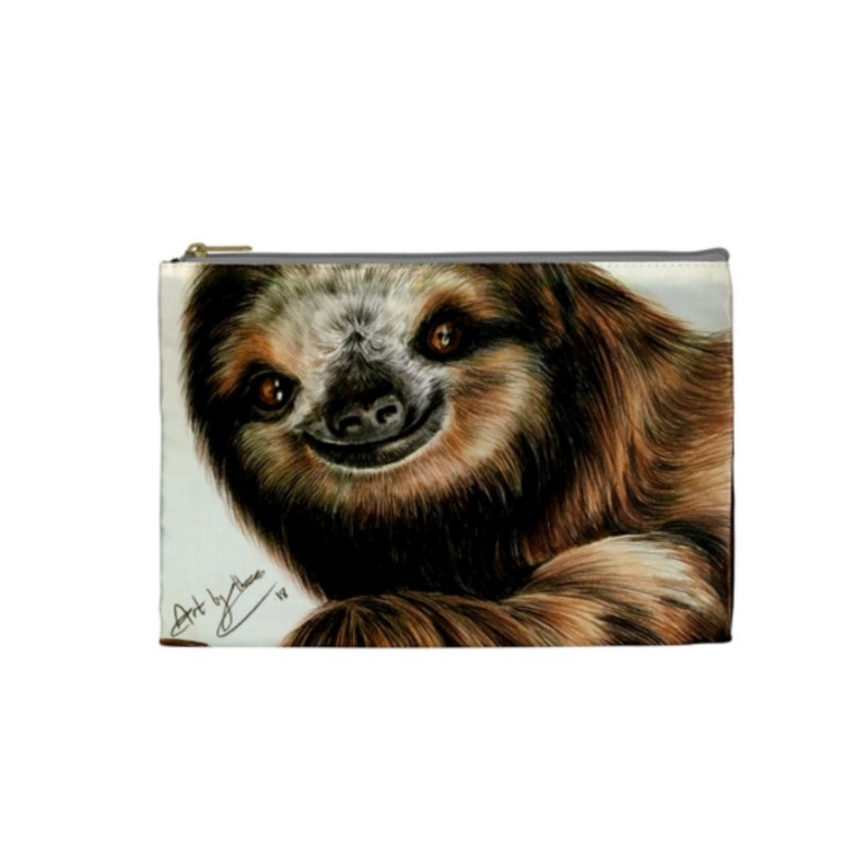 SLOTH PENCIL CASE, Sloth Cosmetic Bag, Sloth Make up Bag, Sloth Gift ...