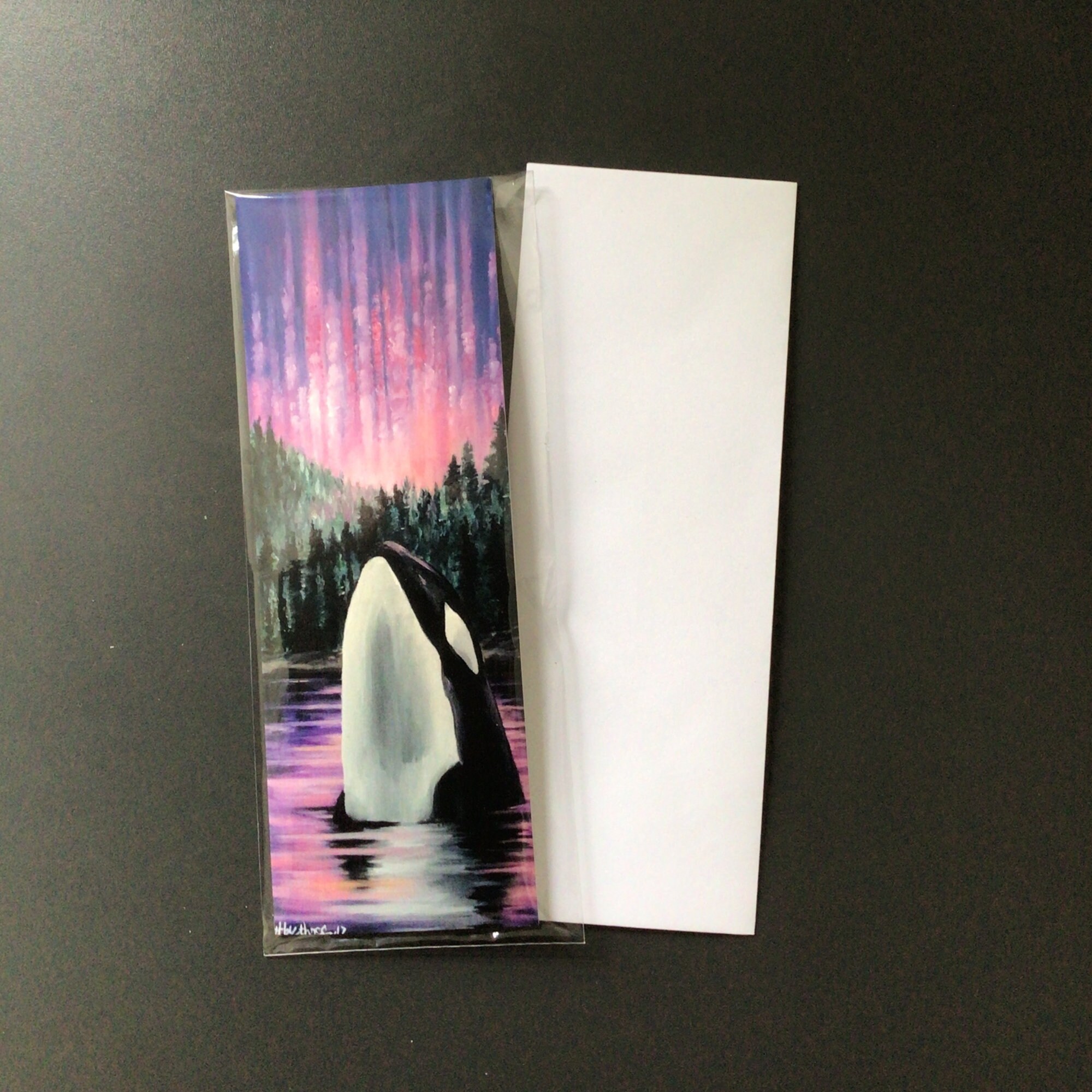 ORCA WHALE CARD Killer Whale Art Sea Life Note Card - Etsy UK