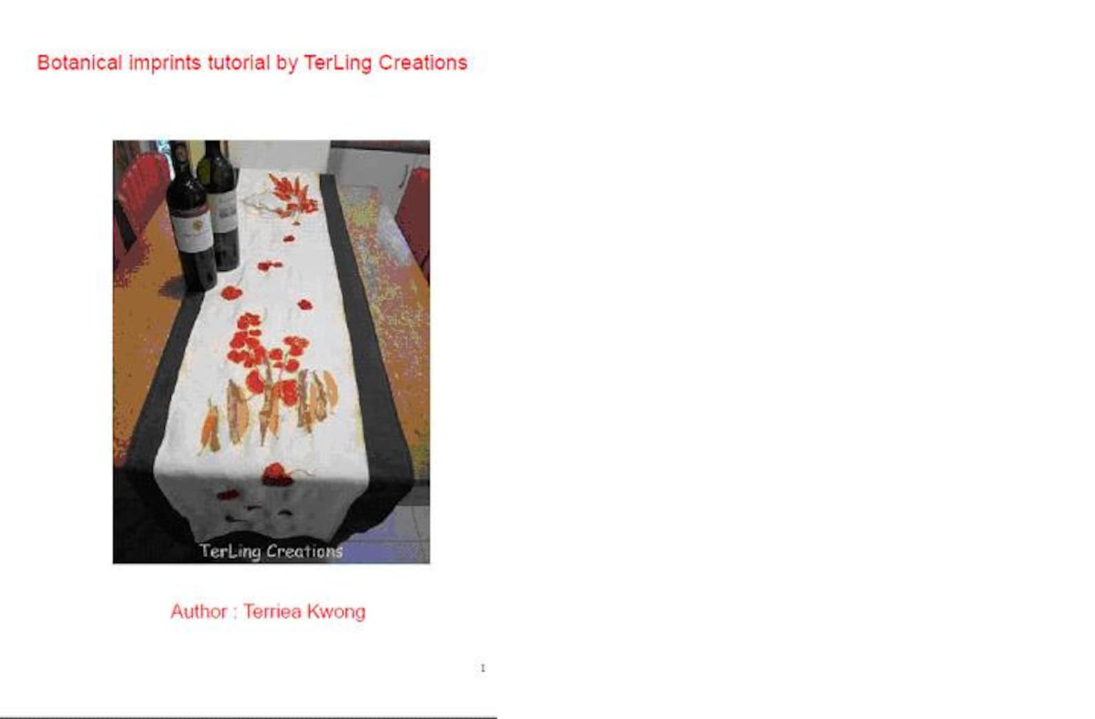 PDF Natural Prints Tutorial, Eco Print, Botanical Printing Learning ...