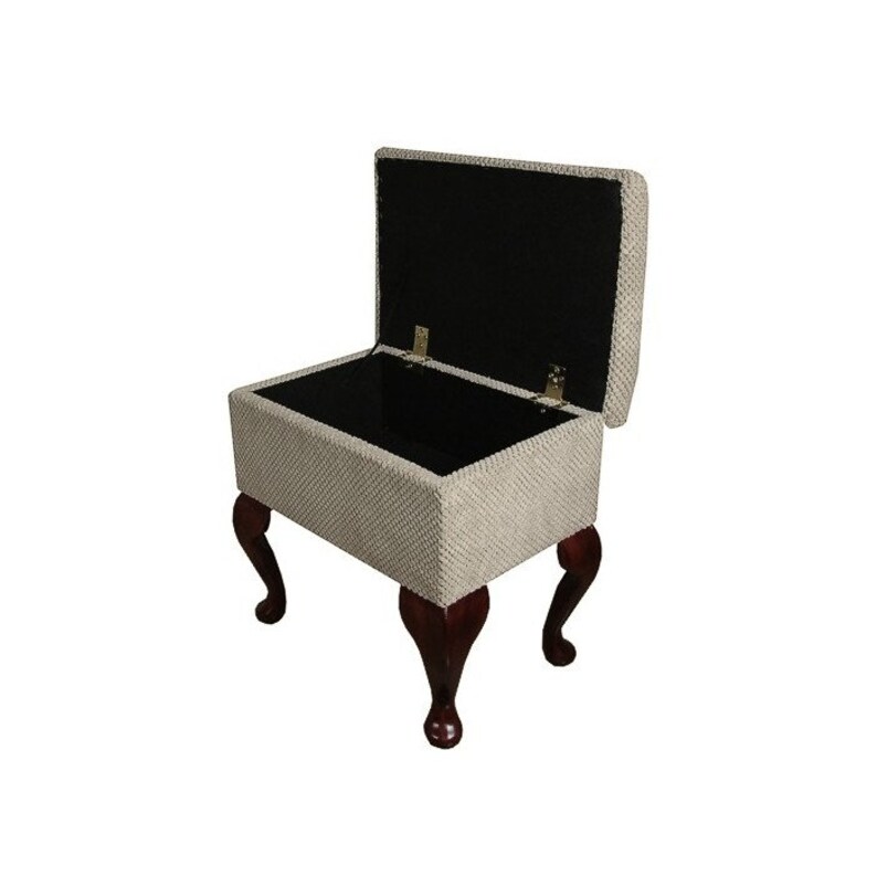 Small Dressing Table Stool in a Dimple Stable Upholstered - Etsy UK