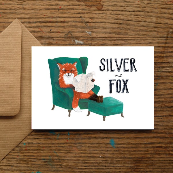 Fox Card - Etsy UK