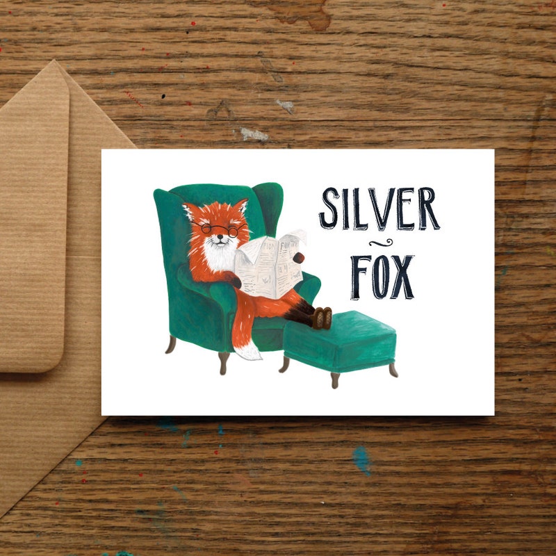 Fox Card - Etsy UK