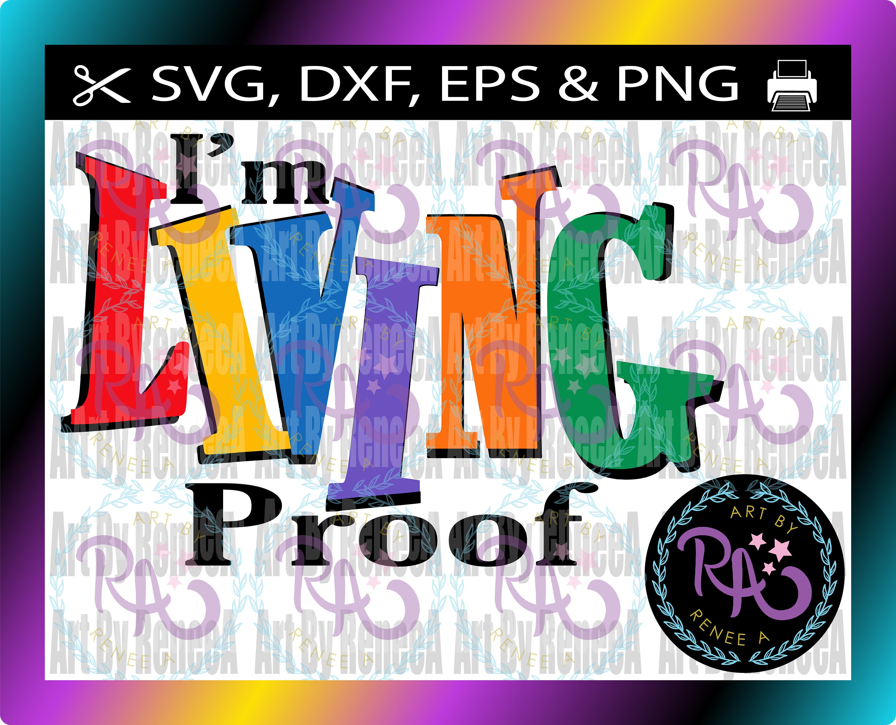 Living svg im loving proof svg living single 90s svgs | Etsy
