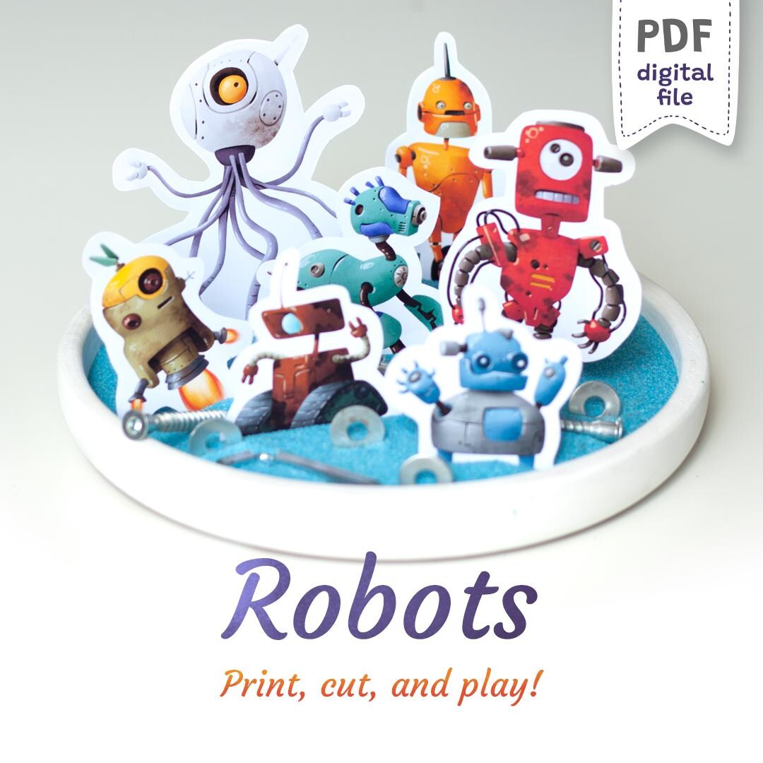 Robot, Science, Preschool, Printables, Farm Activity, Sensory Play, DIY ...