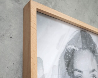 Natural Wood Picture Frame - Etsy
