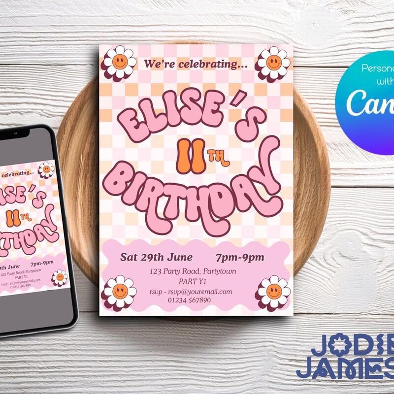 Tween Invitation - Etsy