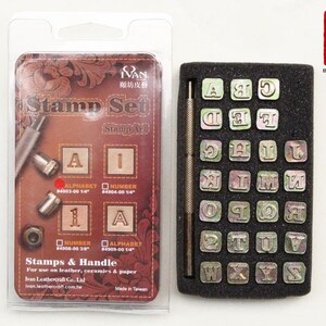 6mm (1/4") Alphabet Stamp Set - Etsy