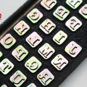 6mm (1/4") Alphabet Stamp Set - Etsy