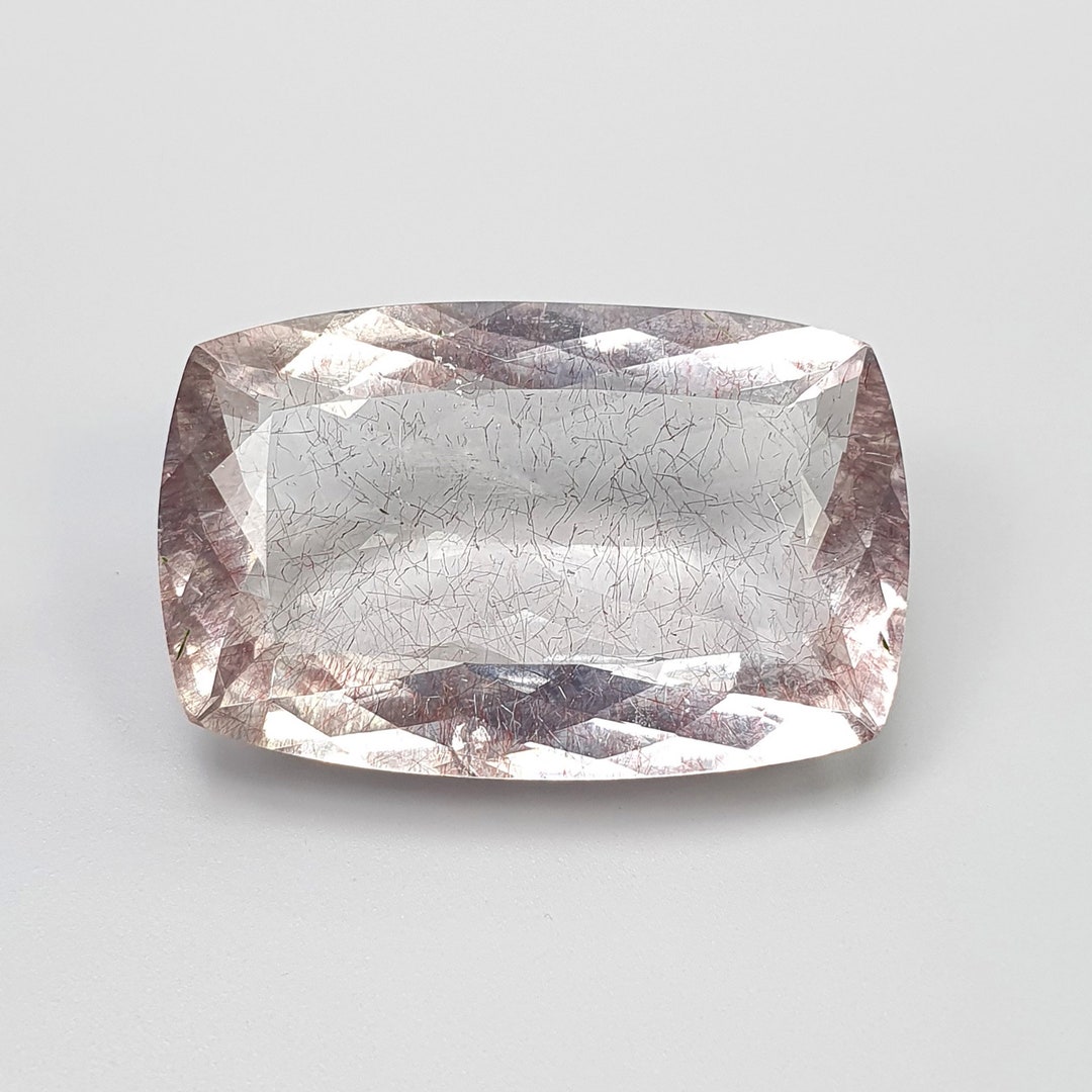 RUTILE AMETHYST Quartz Normal Cut : 32.00cts Natural Untreated Amethyst ...