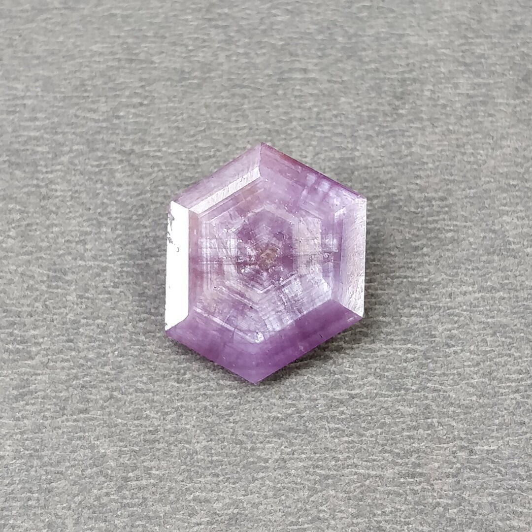 Ruby Gemstone Trapiche Faceted Cut: 11.45cts Natural Untreated ...