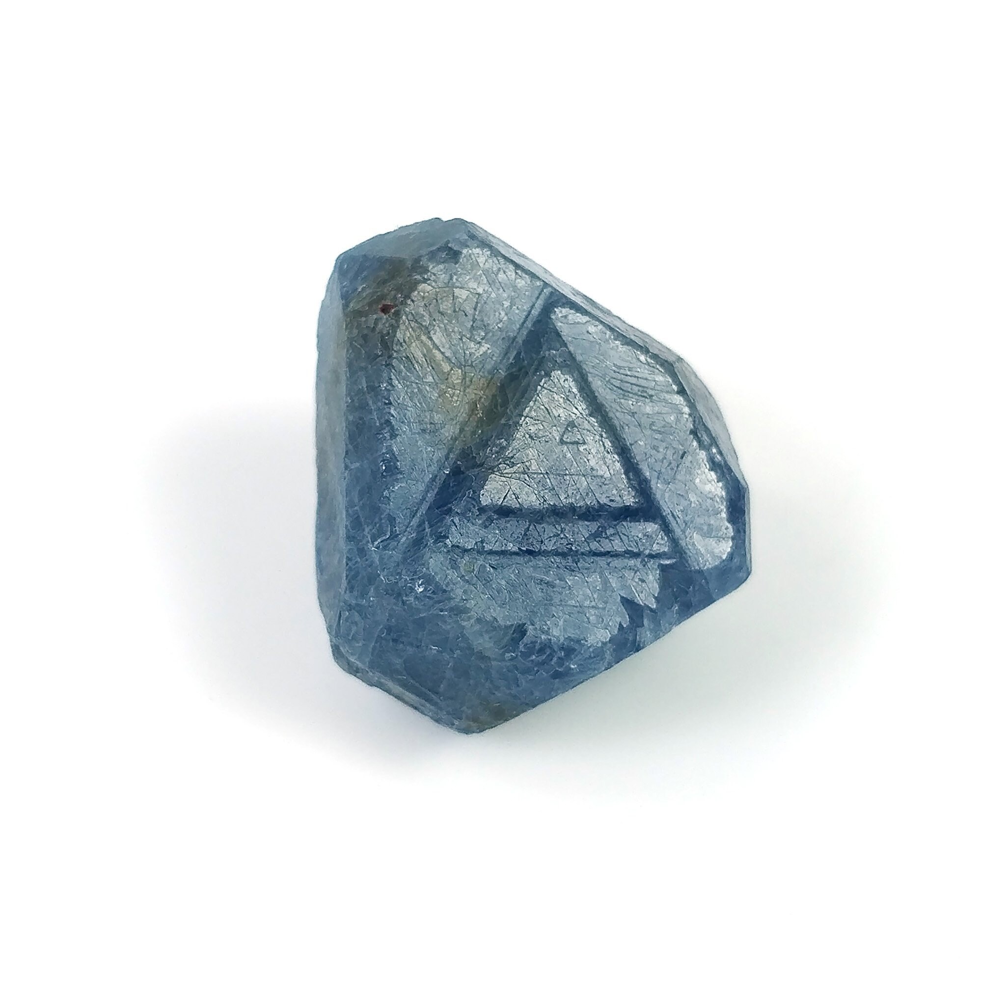 Gemstones Materials 59.65cts Natural Untreated Unheated Triangle ...