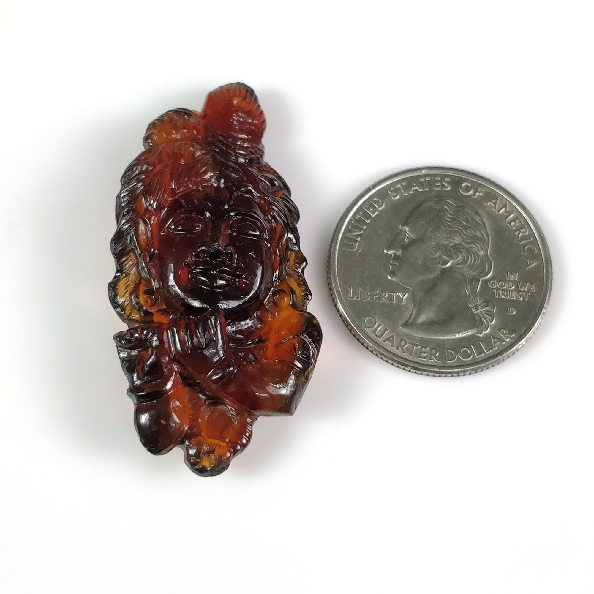 Cinnamon HESSONITE Garnet Gemstone Carving : 67.00cts Natural - Etsy UK