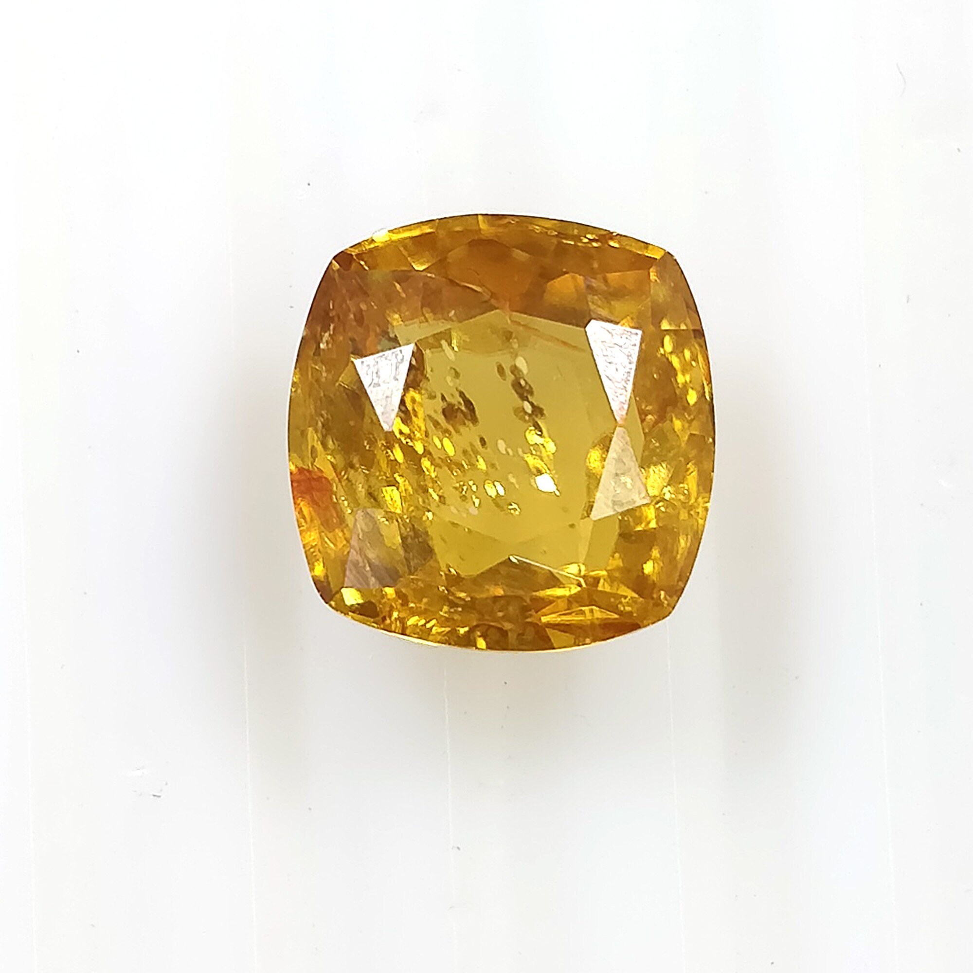 YELLOW ZIRCON Gemstone Cut : 8.15cts Natural Untreated Zircon | Etsy