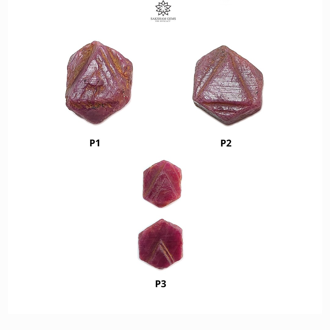 Record Keeper Ruby Gemstone Crystal: Natural Untreated Red Ruby ...
