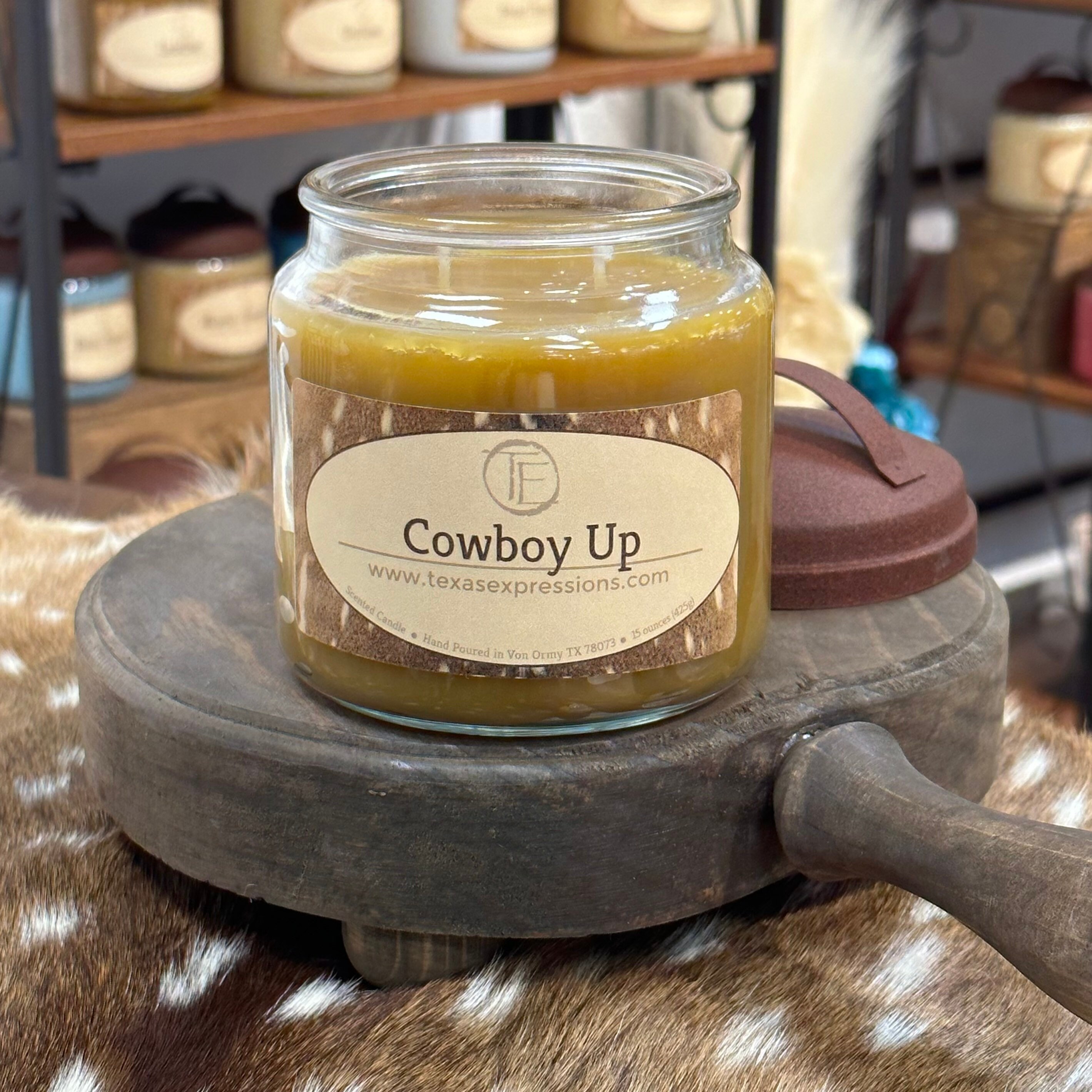 Cowboy up Candle | Unique Candle | Made in Texas | Rustic | Funny Gift ...
