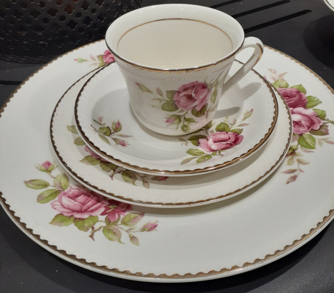 Portland Pottery Cobridge Staffordshire 5 Piece Dinnerware Setting for ...