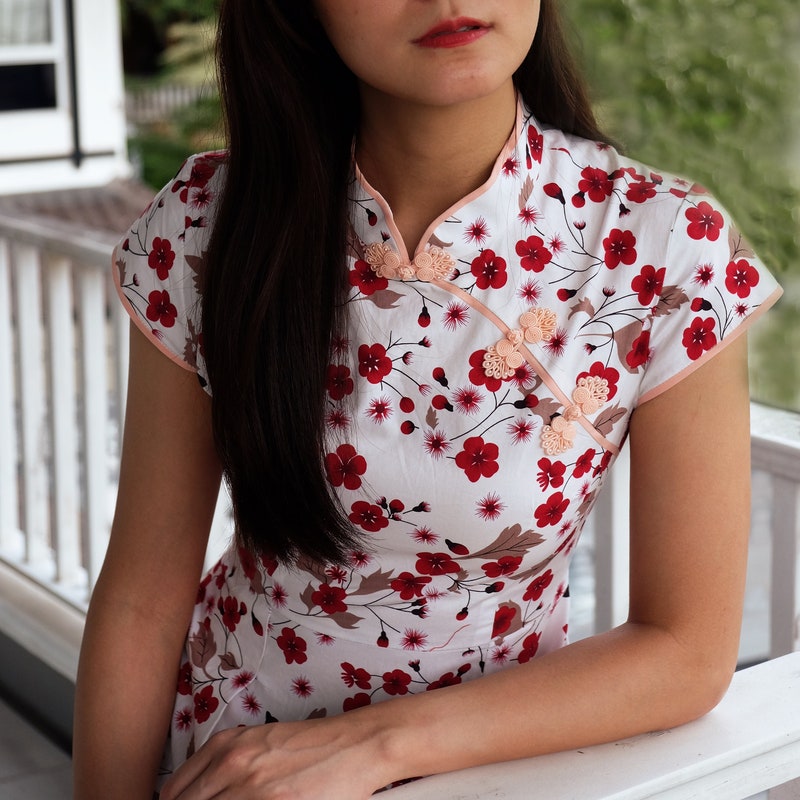 Red Cheongsam - Etsy