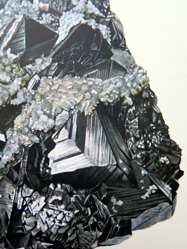 1967 Vintage Lithograph Print of SPHALERITE Antique Color - Etsy