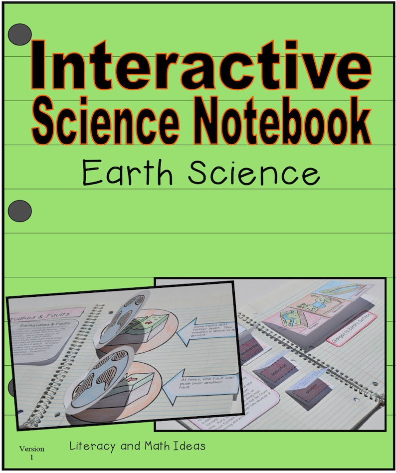 Earth Science Interactive Notebook/lapbook - Etsy