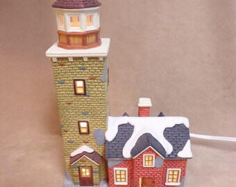 Christmas village display | Etsy