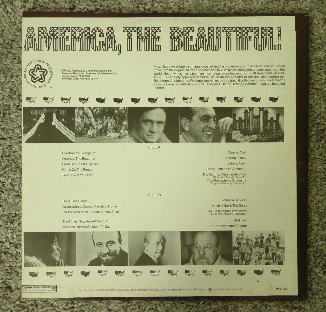 America the Beautiful 1976 LP Vinyl Record Various Artist - Etsy