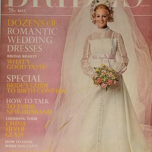 The Bride's Magazine Summer 1969, May Edition, 240 Pages, Dozens of ...
