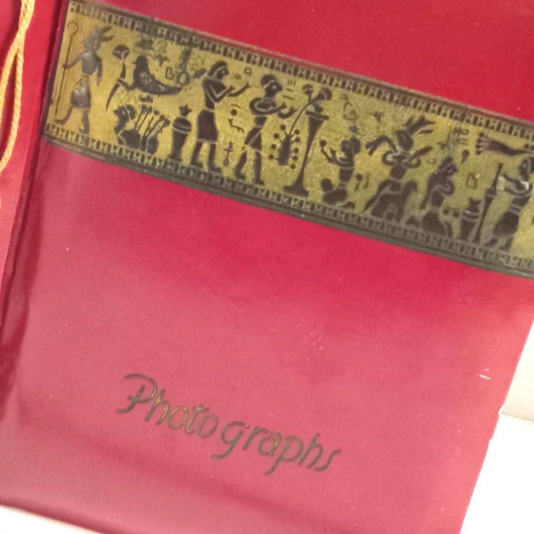 Egyptian Photo Book / Scrapbook Cord Binding With Egyptian ...