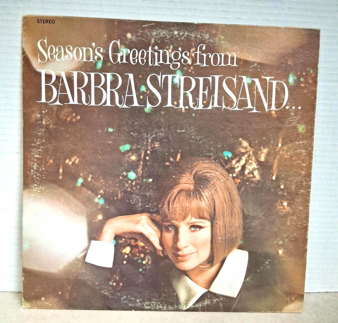 Vintage Barbara Streisand and Friends Season Greetings Vinyl Record ...