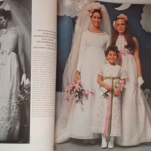 The Bride's Magazine Summer 1969, May Edition, 240 Pages, Dozens of ...