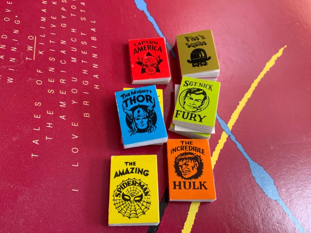 1966 Marvel Mini-books Comic Gumball Machine Prize Lot of 9 - Etsy