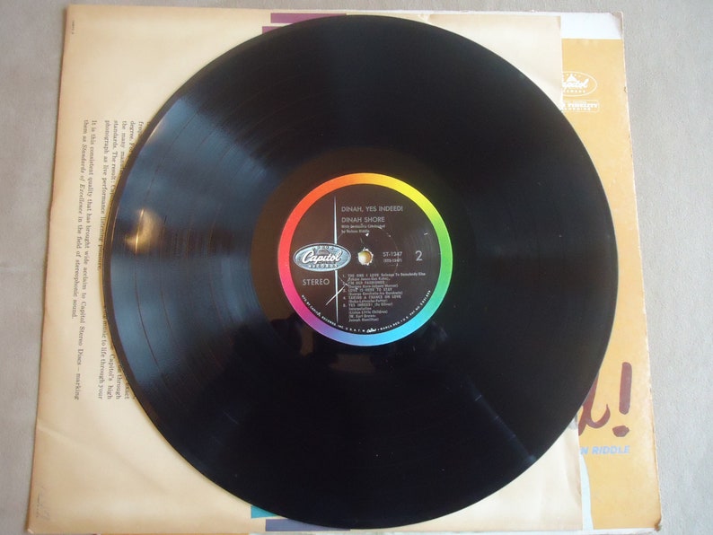 Dinah Yes Indeed High Fidelity Vinyl Record Album Nelson - Etsy