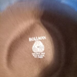 ERIC JAVIT'S Dark Chocolate Faux Fur Hat, Bollman Millinery Brown Wool ...