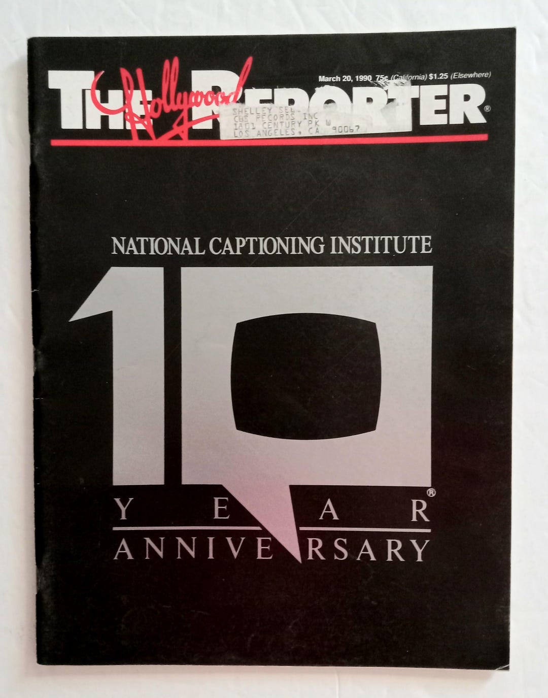 Vintage Hollywood Reporter - March 20, 1990 - National Captioning ...