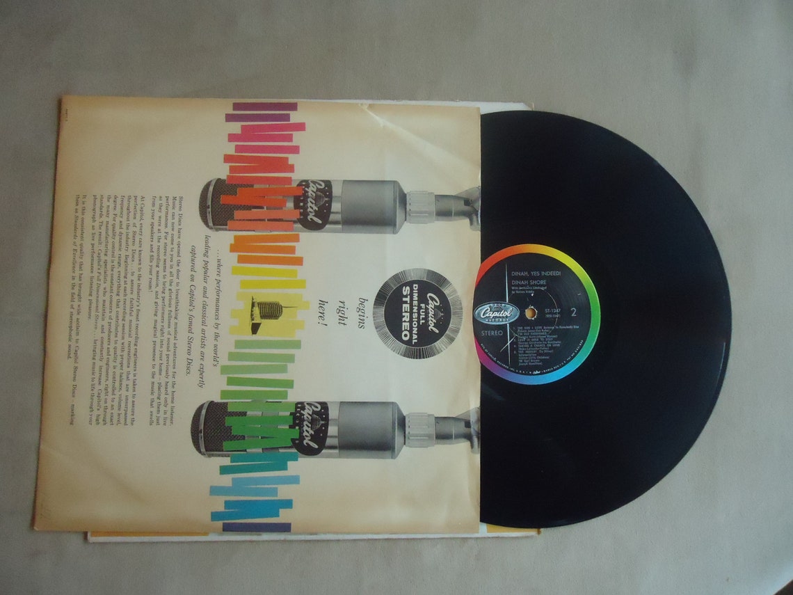 Dinah Yes Indeed High Fidelity Vinyl Record Album Nelson - Etsy