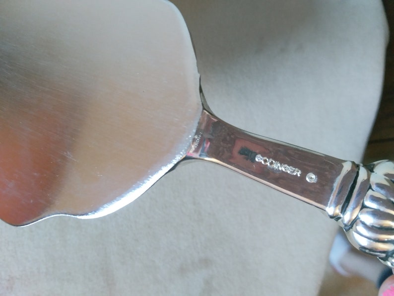 Godinger Silver Plate Santa Pie Server / Cake Server Christmas - Etsy