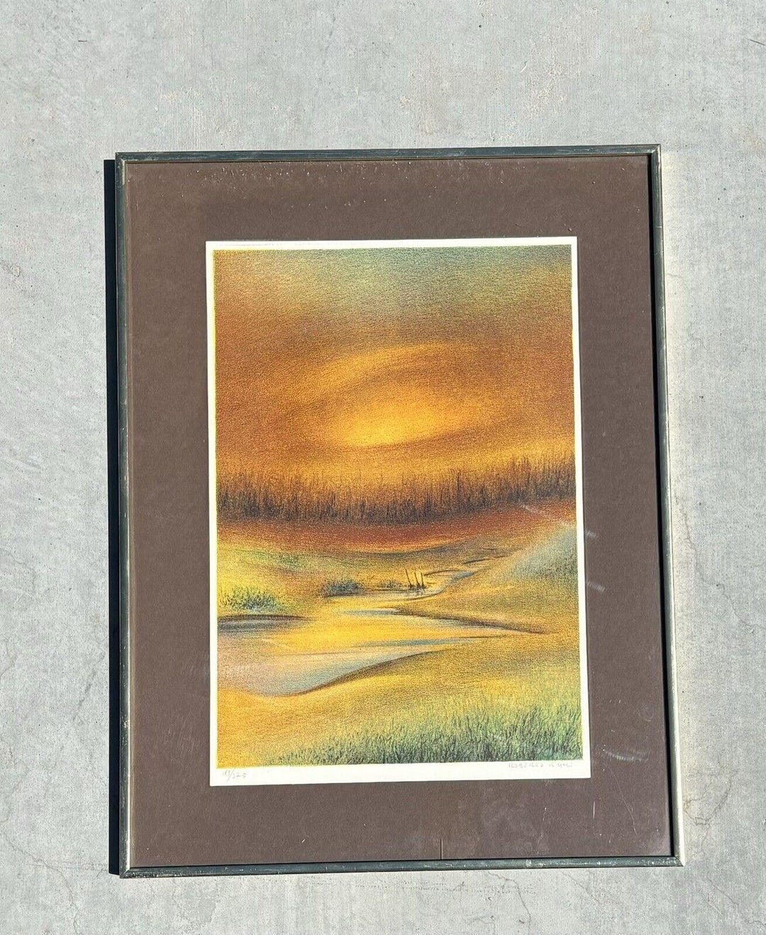 Rare Roberto Righi Lithograph golden Fields Signed & Numbered - Etsy