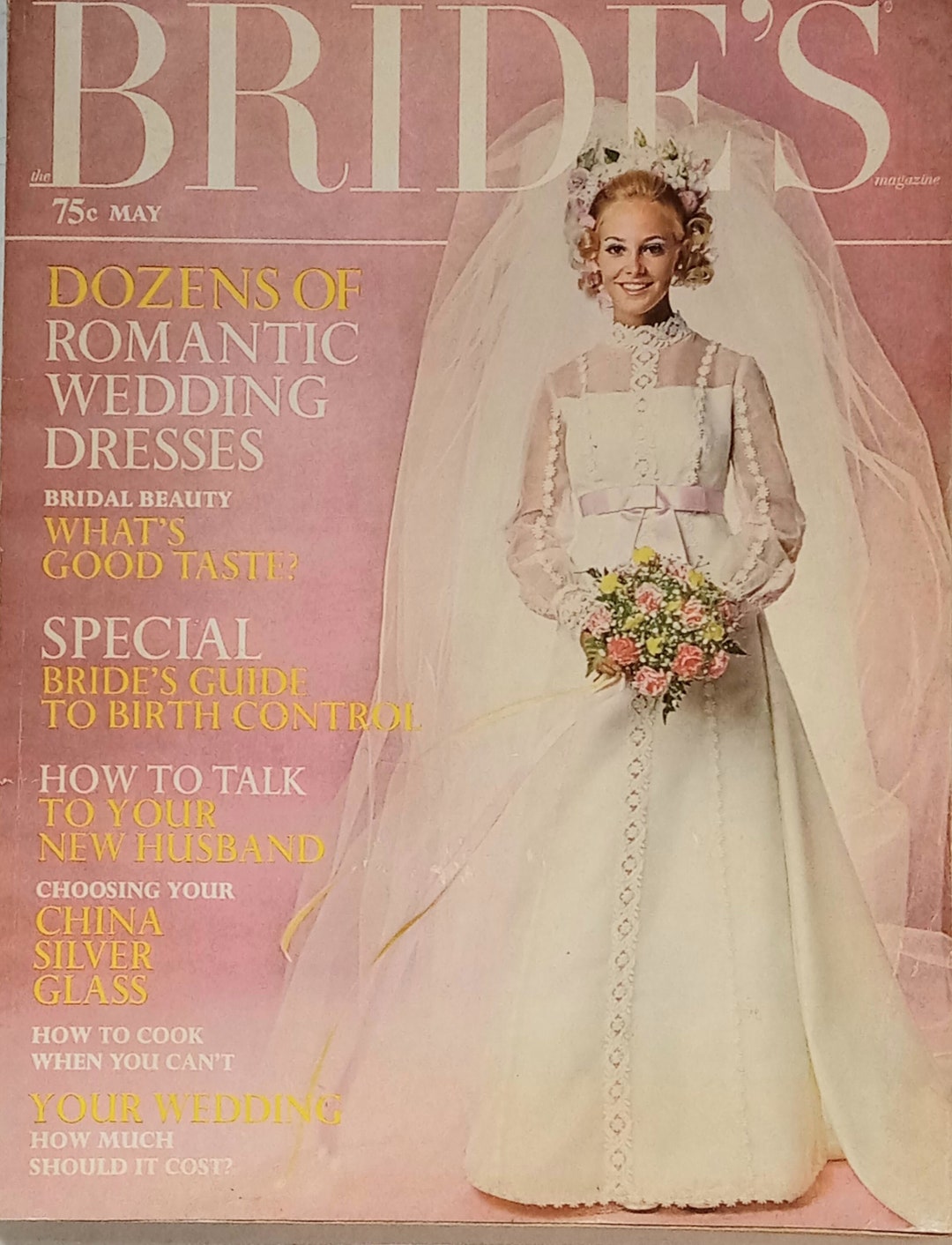 The Bride's Magazine Summer 1969, May Edition, 240 Pages, Dozens of ...