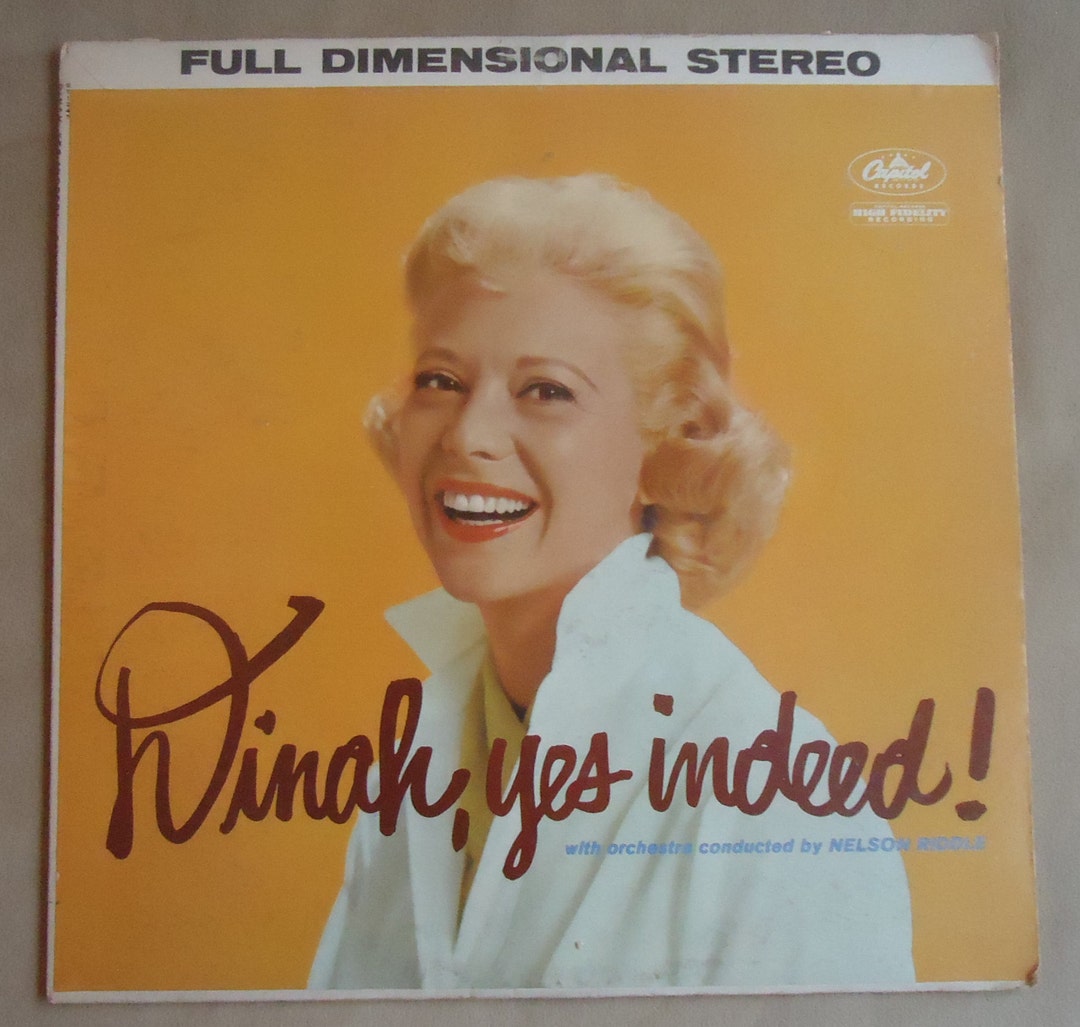 Dinah, Yes Indeed!, High Fidelity Vinyl Record Album, Nelson Riddle ...
