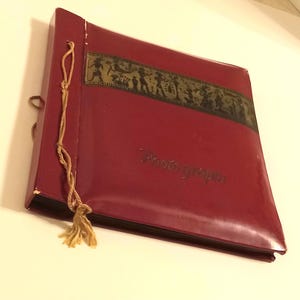 Egyptian Photo Book / Scrapbook Cord Binding With Egyptian ...