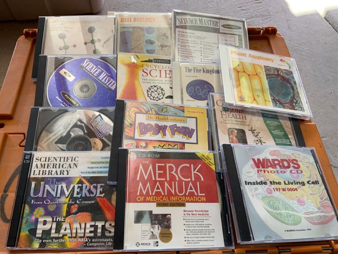 Rare Science,biology & Chemistry Pc Cdrom Lot - Etsy