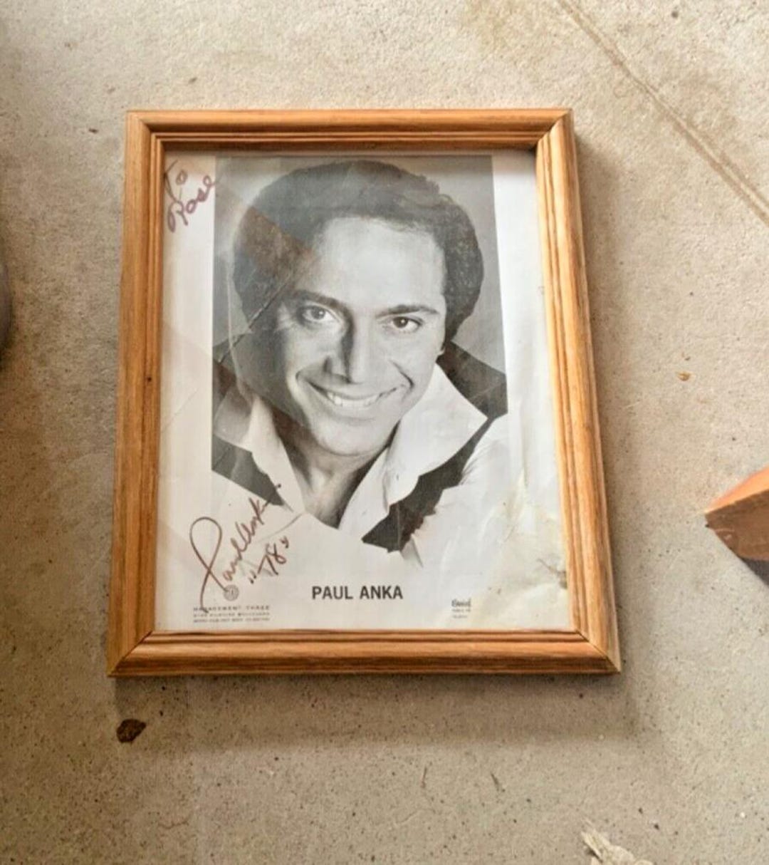 1978 Signed Paul Anka Photo - Etsy