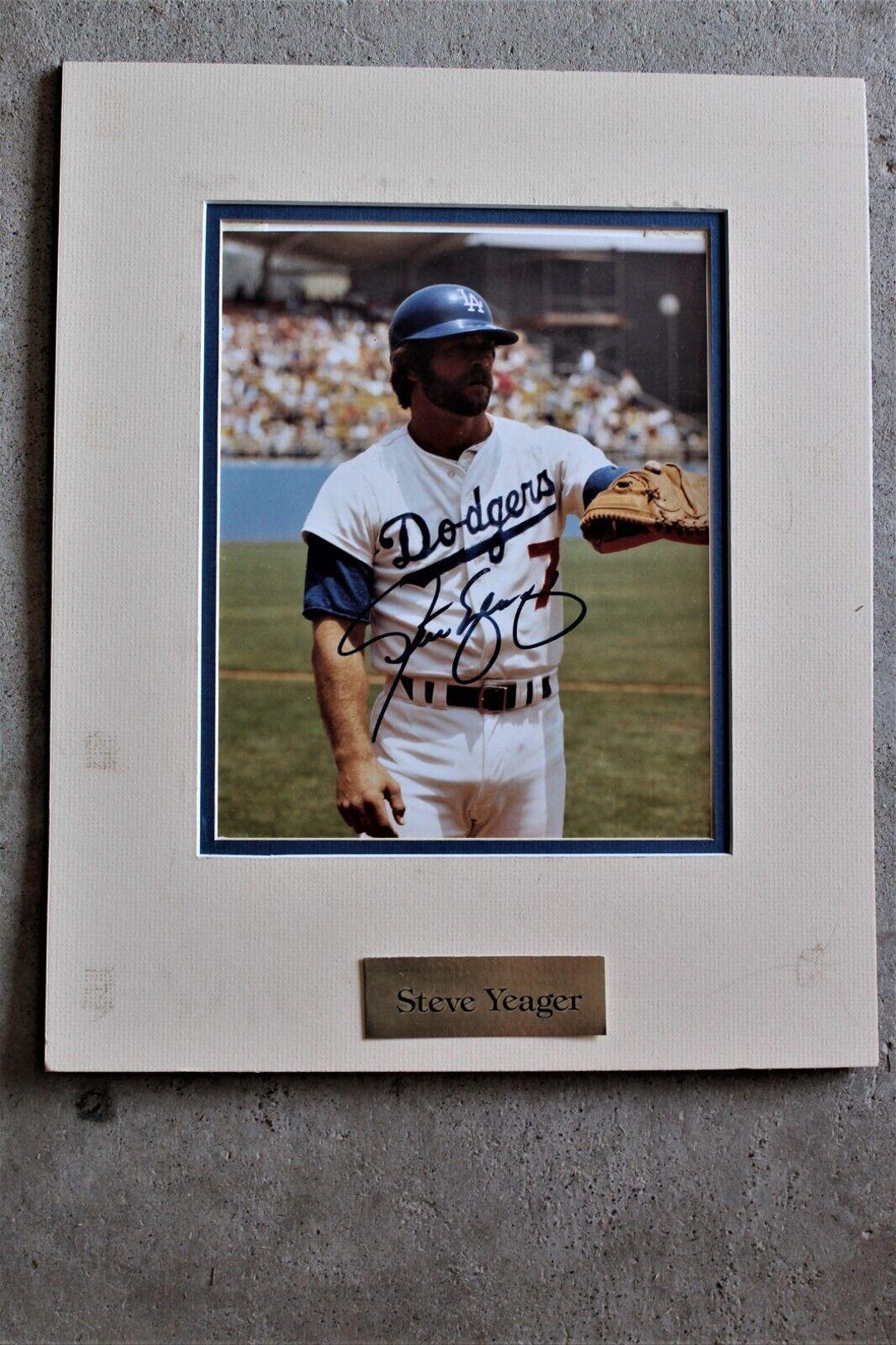 Steve Yeager Los Angeles Dodgers Signed 8x10 Glossy Photo Coa - Etsy