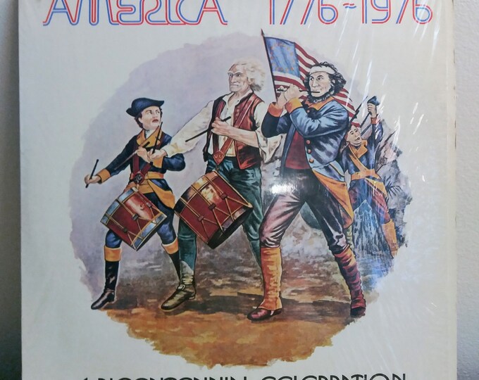 America 1776 - 1976 A Bicentennial Celebration A Set of 2 Vintage Vinyl ...