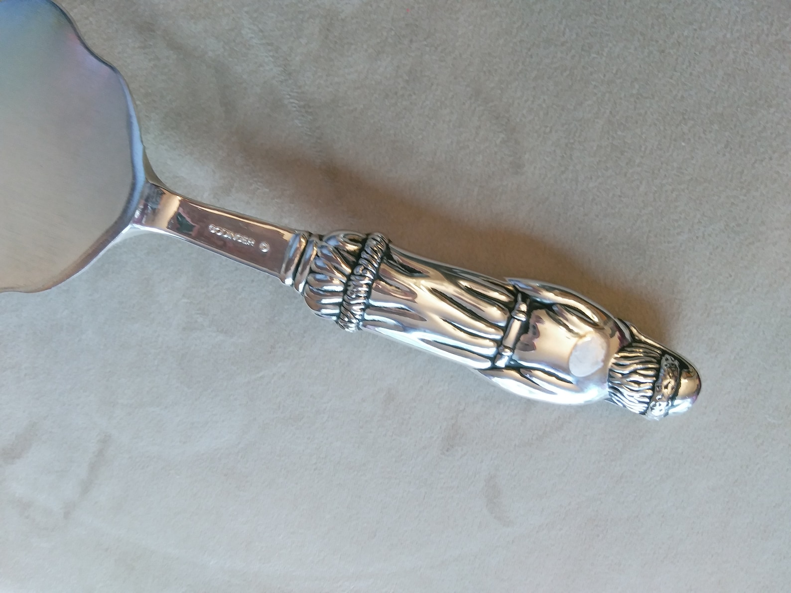 Godinger Silver Plate Santa Pie Server / Cake Server Christmas - Etsy