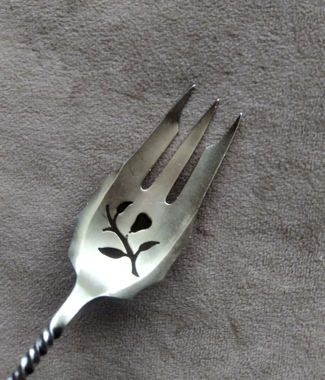 Antique Sterling Silver Lemon Fork with Swirled Handle 6 - Etsy Italia